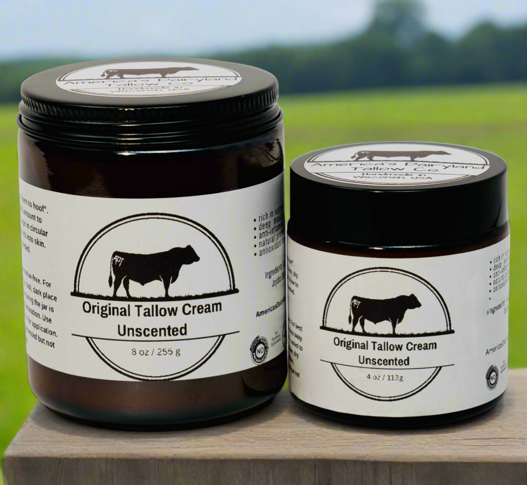 Original Tallow Cream (Unscented) – America's Dairyland Tallow Co.